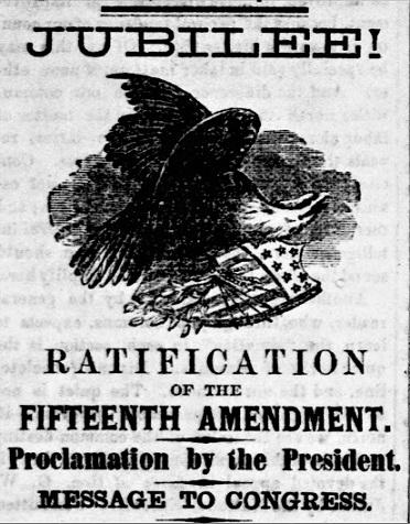 150 Years Later: A "Brief" History of the 15th Amendment and Other ...